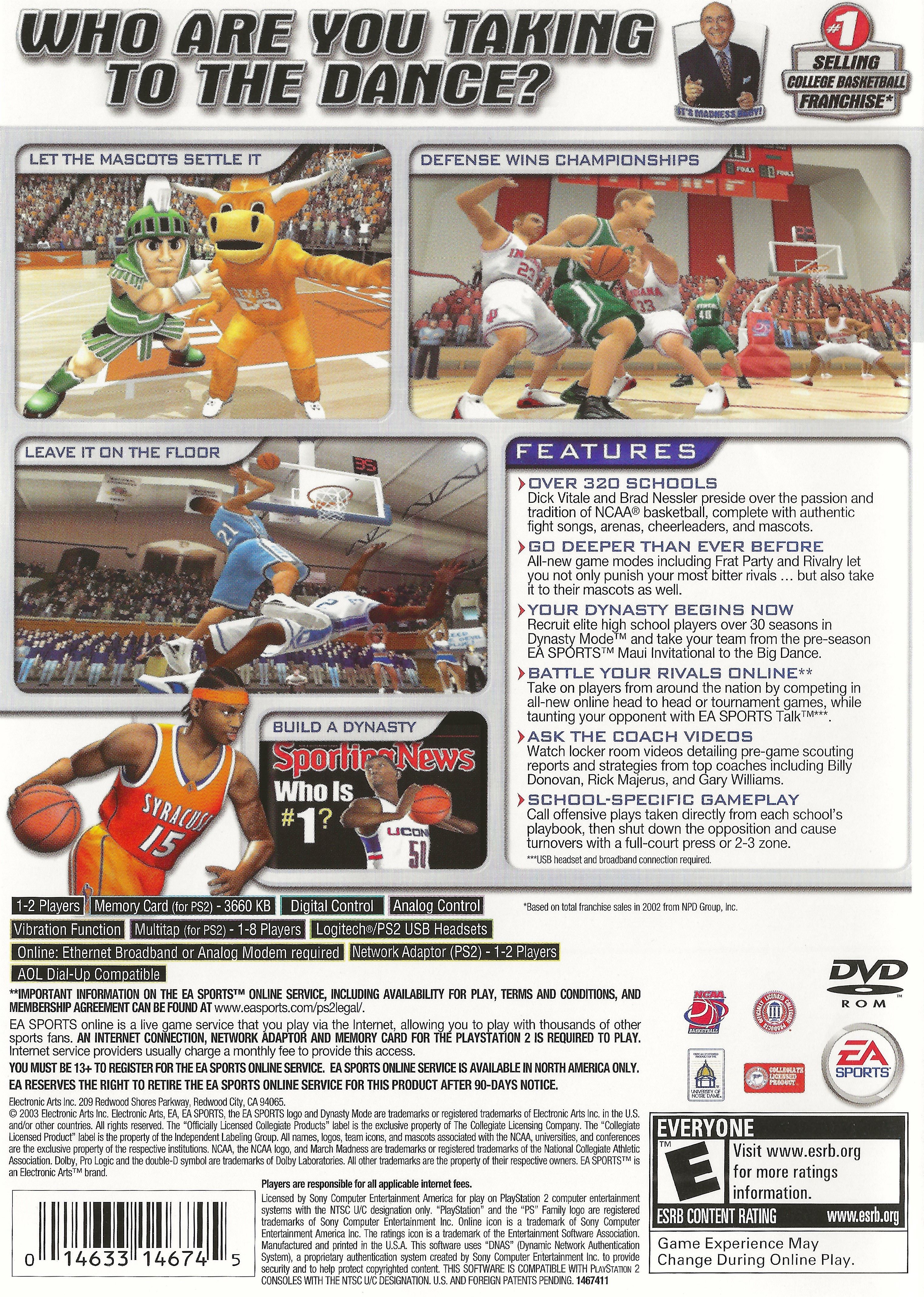 NCAA March Madness 2004 PS2 Xbox gamerip 2003 MP3 Download NCAA March Madness 2004 PS2 Xbox gamerip 2003 Soundtracks for FREE